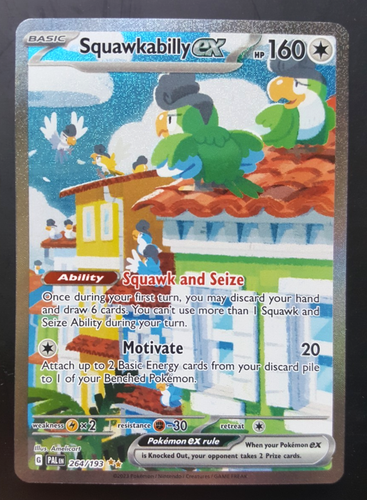 Squawkabilly ex - 264/193 - Paldea Evolved Special Illustration Rare ...