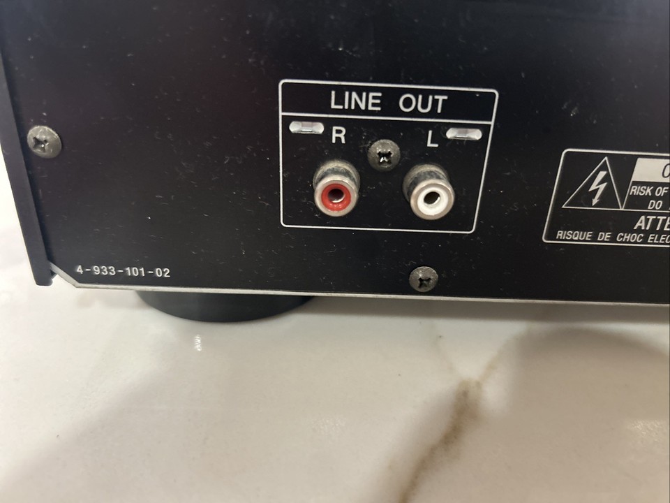 Sony CDP-190 CD Player Compact Disc Vintage 1990 Japan Home Audio Black ...