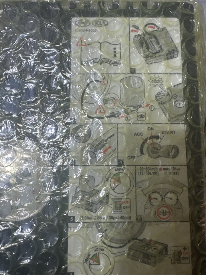 Hyundai Kia Tire Mobility Kit Inflator & Sealant 52933-H8000 OEM NEW | eBay