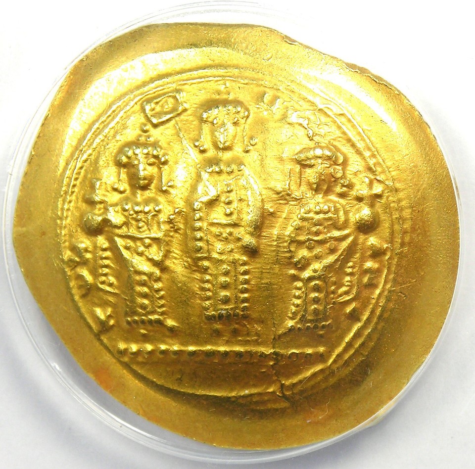 Romanus IV AV Gold Nomisma Christ Coin 1068-1071 AD - Certified ANACS ...