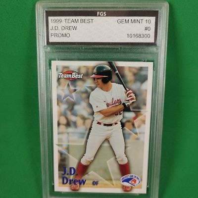 Graded 1999 J.D. Drew Promo Baseball Card Team Best #0 | eBay