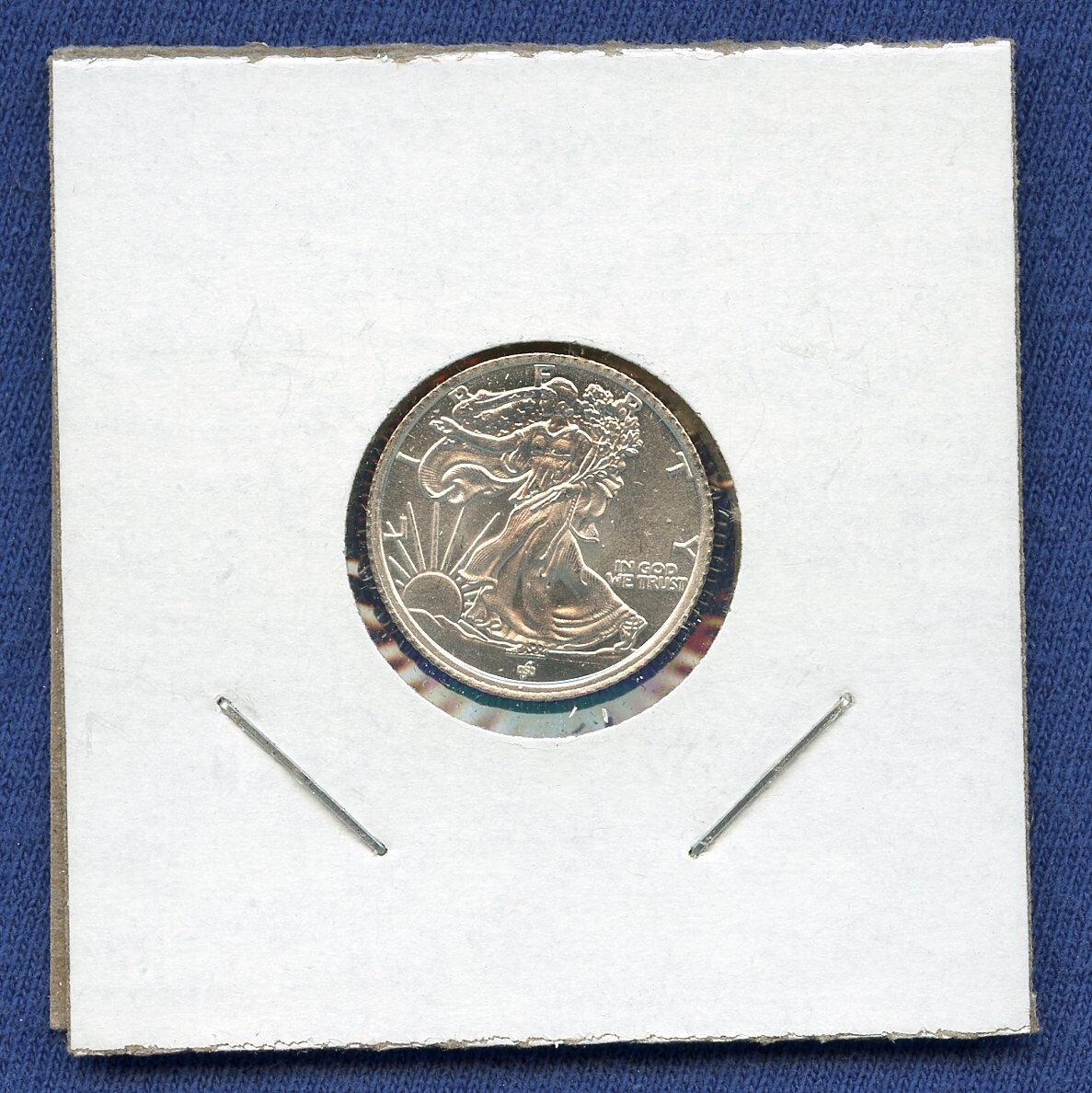 1/10 Oz Silver Walking Liberty Style .999 Art Round #6 Fractional ...