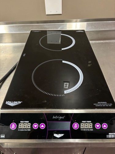 Vollrath 69507 Ultra Series Countertop Induction Cooktop w/ 2 Burners ...