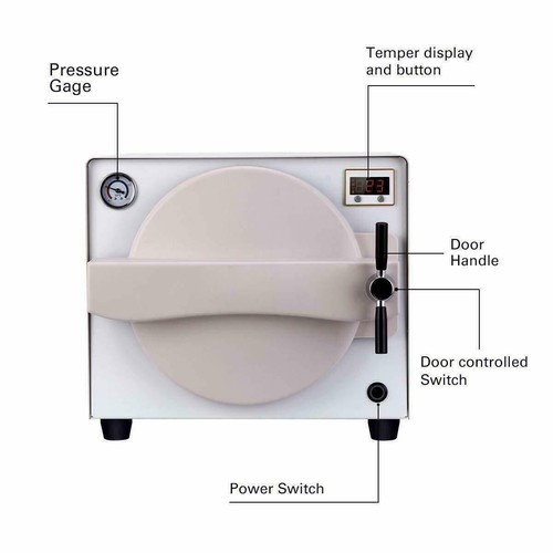 Dental Medical 18L Autoclave Steam Sterilizer TR250NM Sterilization ...