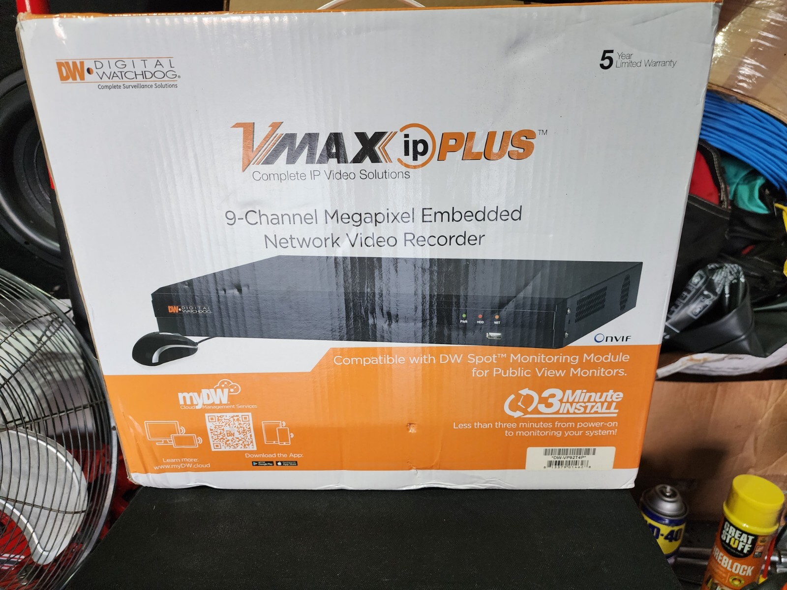 Digital Watchdog 9-Channel NVR w/ 2TB HDD VMAX IP PLUS DW-VP92T4P | eBay