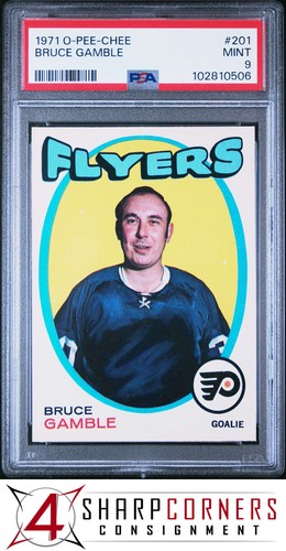 1971 O-PEE-CHEE #201 BRUCE GAMBLE FLYERS PSA 9 | eBay