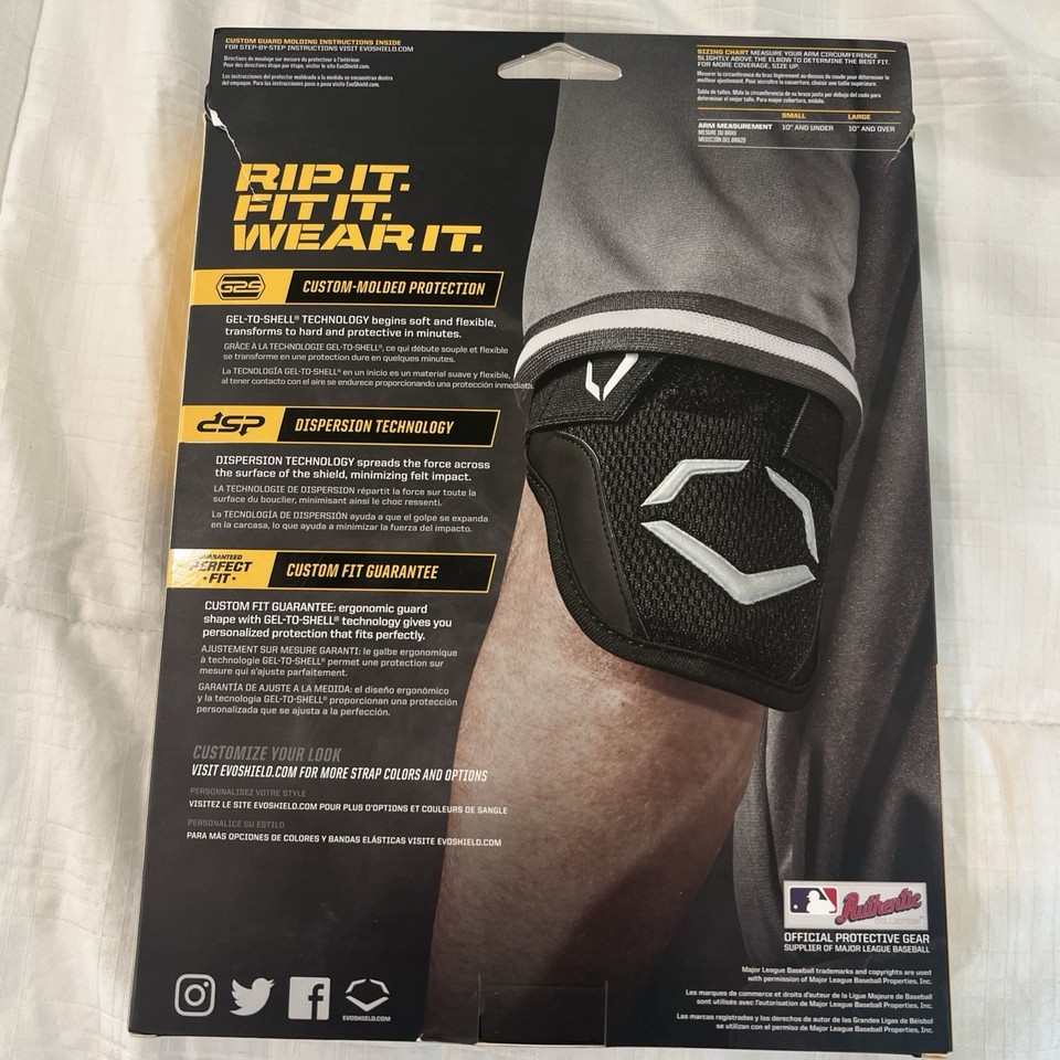EvoShield MLB Baseball Adult PRO-SRZ Batter's Elbow Guard- New In Box Black | eBay