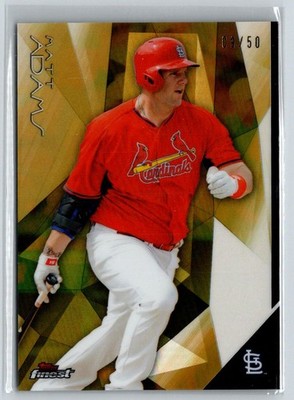 2015 Finest #100 Matt Adams Gold Refractor #/50 F4 | eBay
