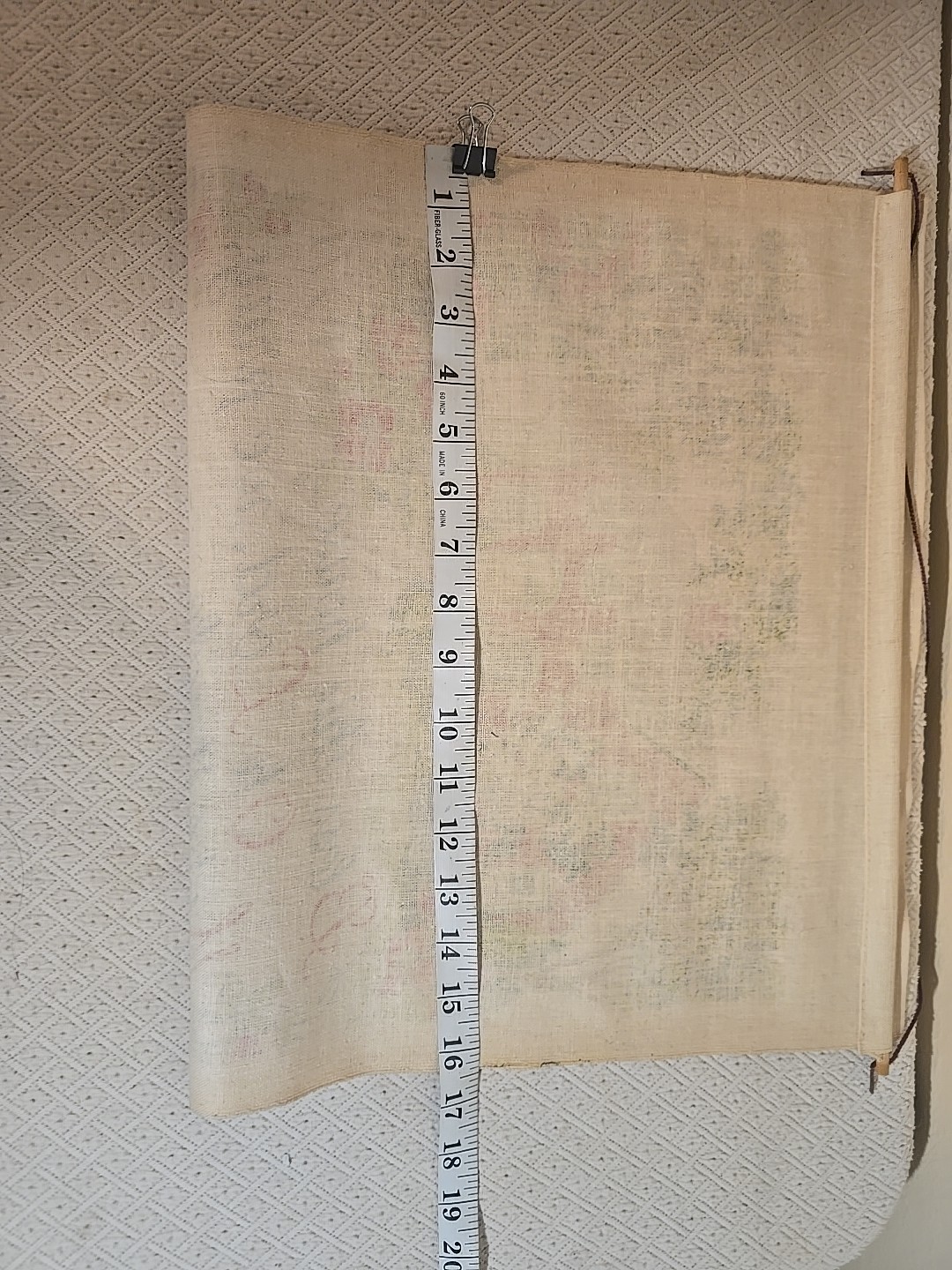 Vintage Linen Wall Calendar 1971 | eBay