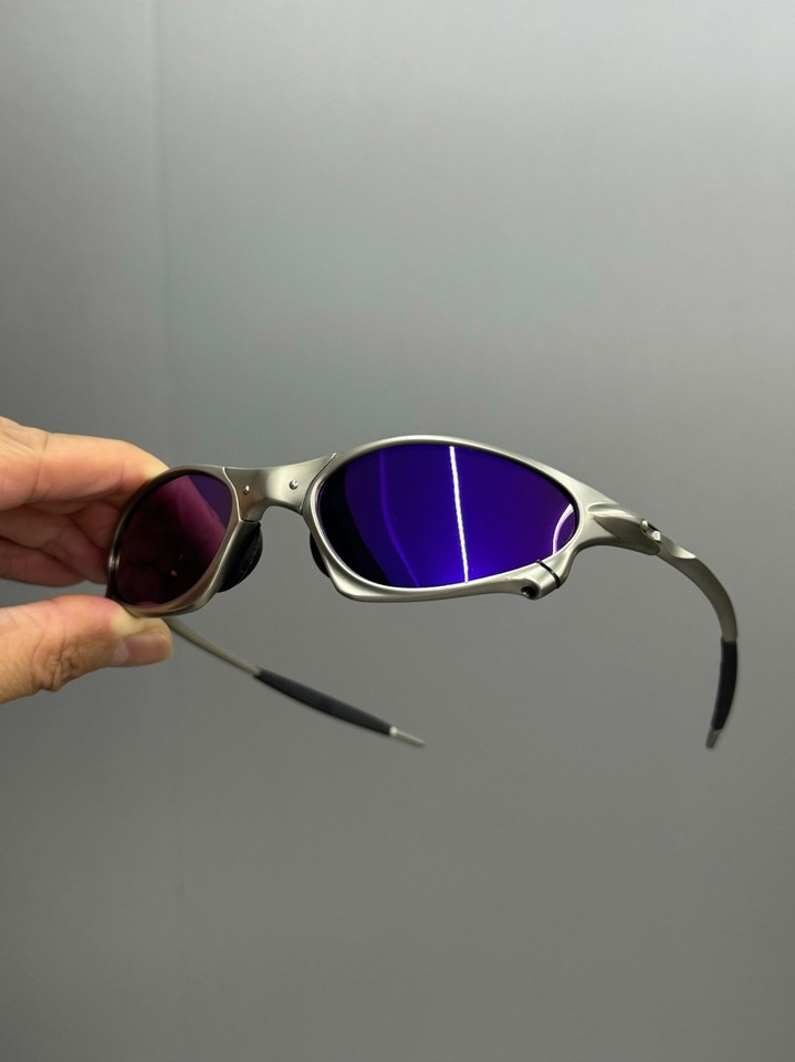Oakley penny & Juliet X-Mental Sunglasses Purple Lenses/Silver Frames ...