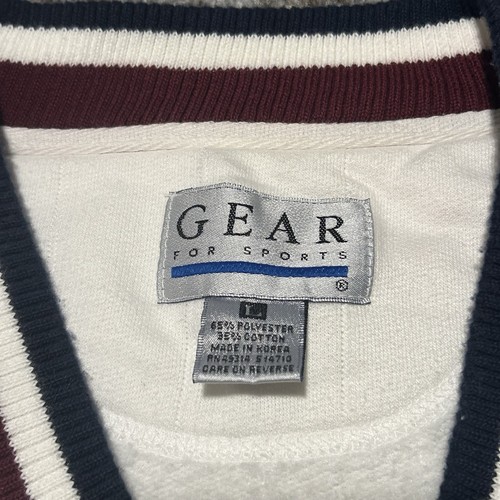 Vintage Golf Tartan Park Gear for Sports V Neck Sweater White US Men’s ...