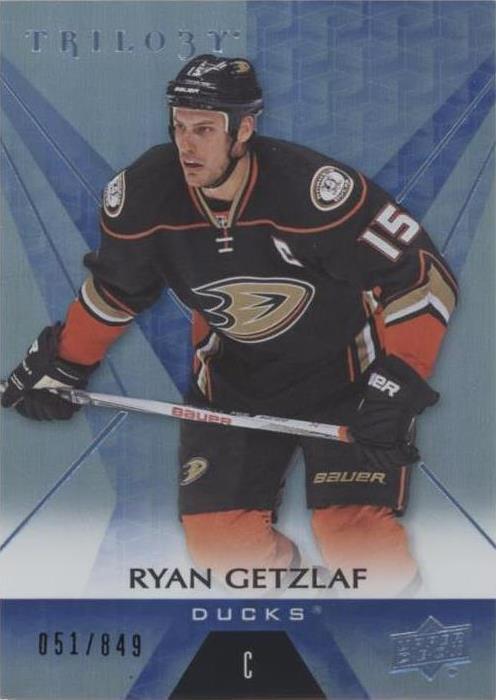 2016-17 Upper Deck Trilogy - Ryan Getzlaf #8 Blue /849 for sale online ...