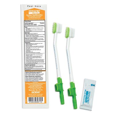 Toothette Suction Toothbrush Kit with Oral Rinse (CS/100) | eBay