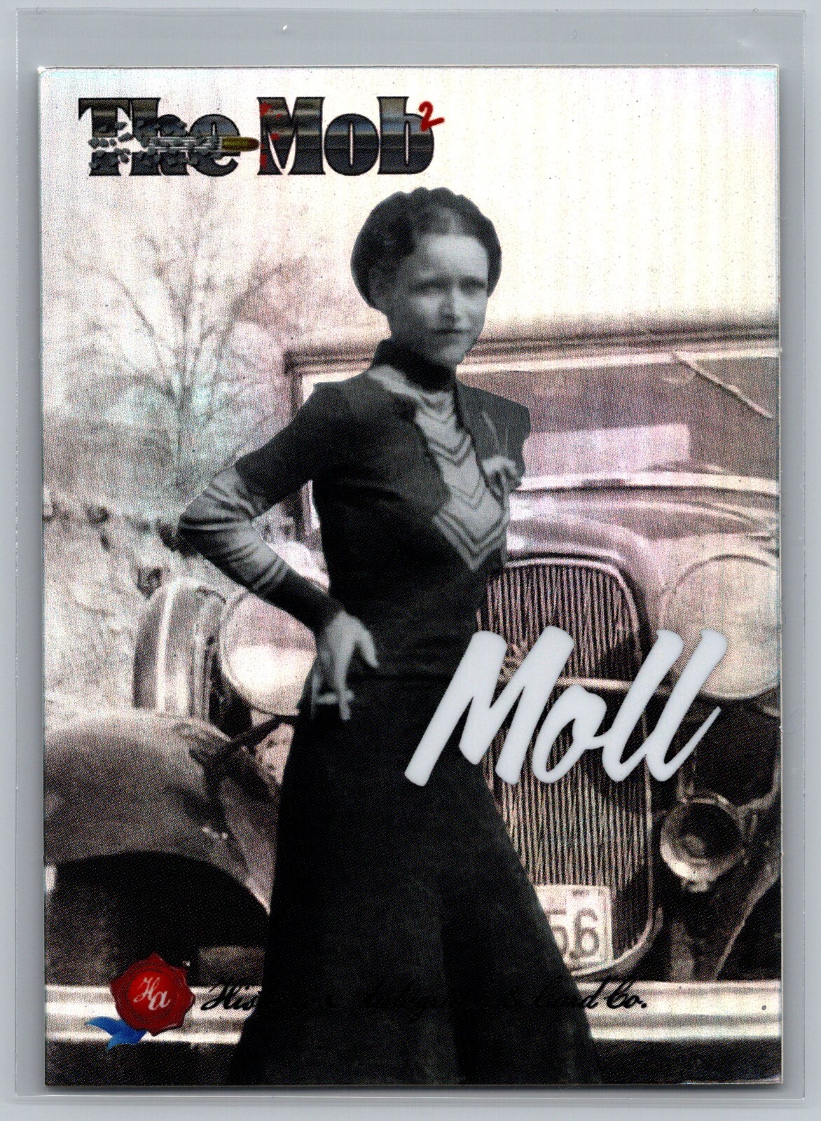 Moll 2023 Historic Autographs The Mob 2 STICKER Trading Card Bonnie ...