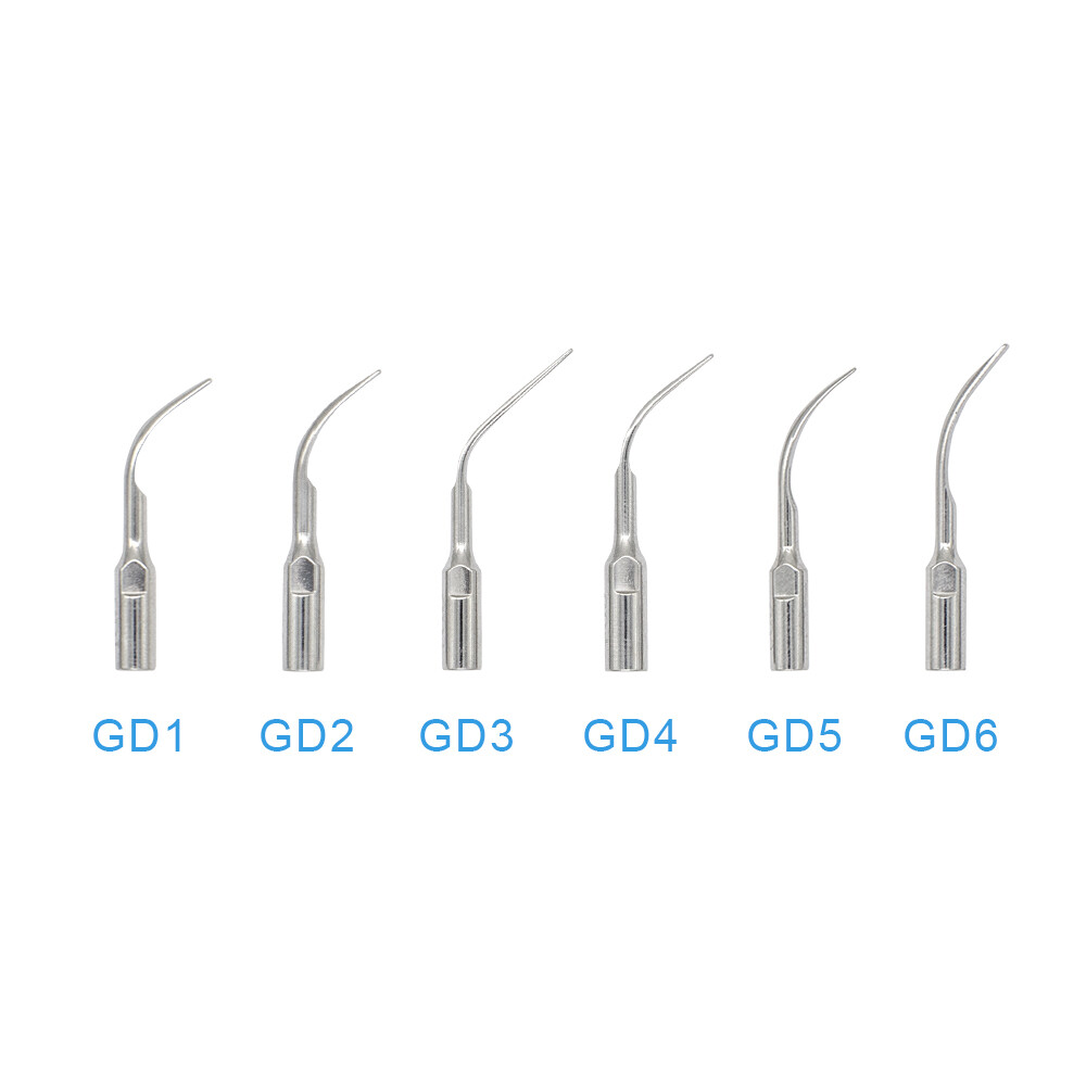 6pcs Fit DTE/SATELEC Dental Ultrasonic Piezo Scaler Tips GD1+GD2+GD3 ...