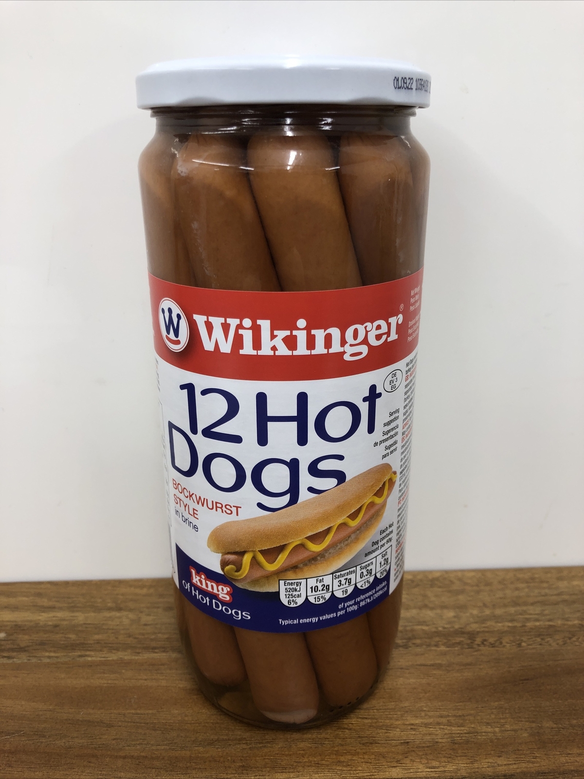 Bockwurst Style Hot Dogs In Brine 720g Drained Weight 12 Sausages ...
