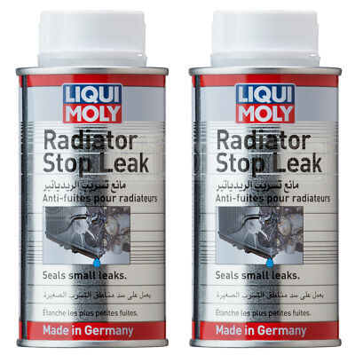 2 x Liqui Moly Radiator Stop Leak Rad Car Cooling System Weld Repair ...