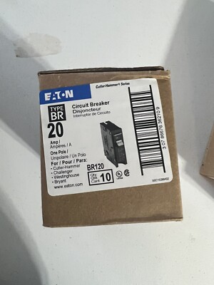 Eaton BR120 Thermal Magnetic Circuit Breaker - 10 Pack 786676362108| eBay