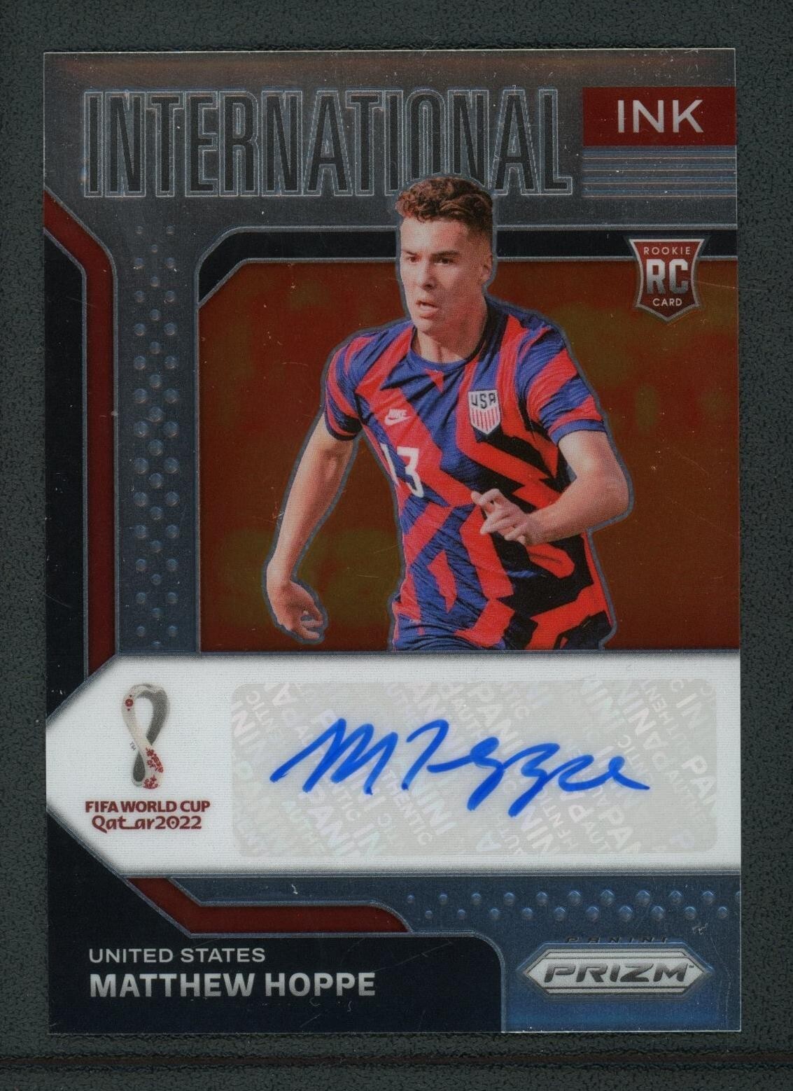 2022 MATTHEW HOPPE AUTO PANINI PRIZM FIFA WORLD CUP QATAR 2022 ...
