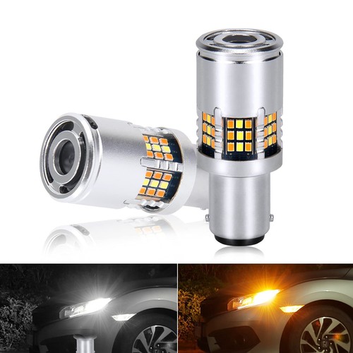 Newest 1157 Switchback LED Bulbs Built-in Canbus Resistors & Fan, 1200 ...