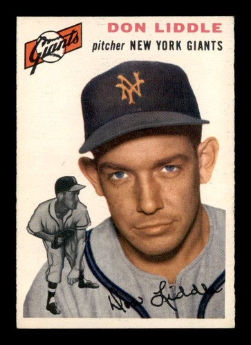 1954 Topps #225 Don Liddle RC EXMT X3244400 | eBay