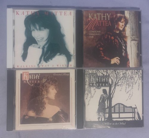 Lot of 4 Kathy Mattea CD Walking Away a Winner, Untasted Honey, Willow ...