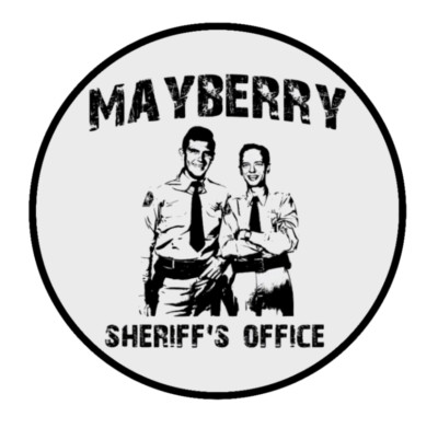 Andy Griffith Show - Mayberry Sheriffs Office - 4" Vinyl Decal Car ...