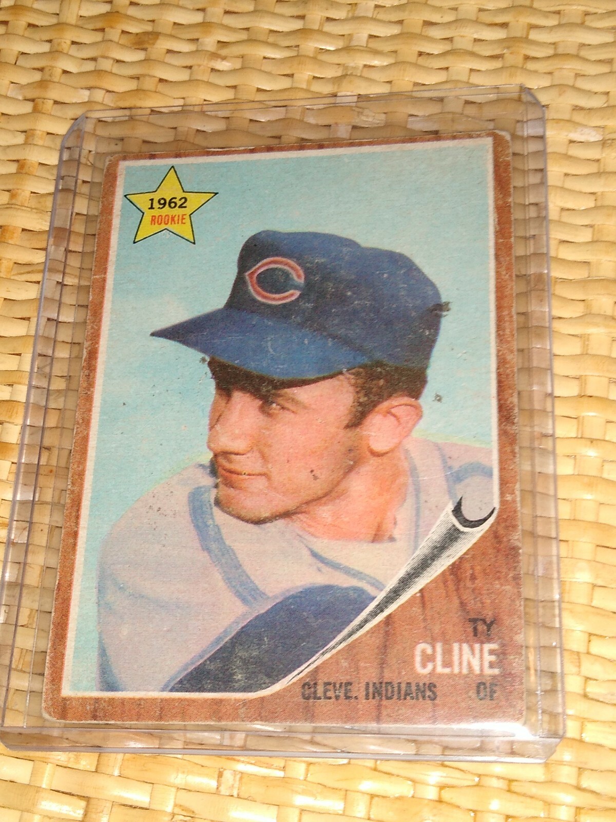 1962 Topps Baseball Set Break # 362 Ty Cline Rookie original authentic ...