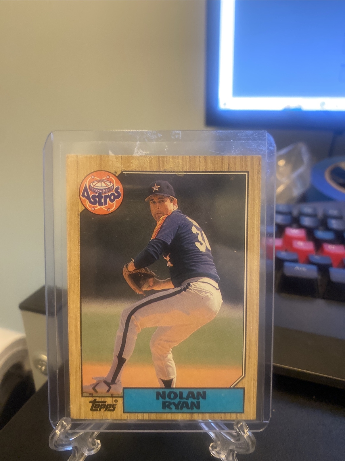 1987 Topps Nolan Ryan HOF Houston Astros #757 | eBay