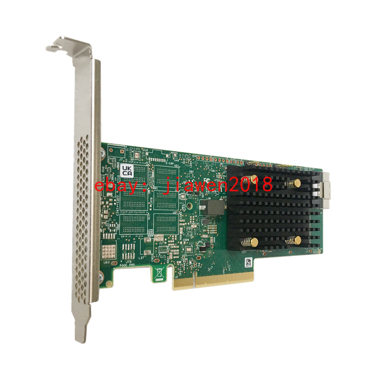 LSI 9500-8i Tri-Mode HBA IT Mode ZFS TrueNAS UNRAID + SFF-8654 TO SATA ...