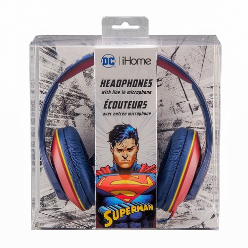 Superman Headphones Hero Design With Built in Mic for sale online | eBay