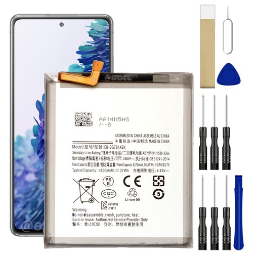 EB-BG781ABY Battery For Samsung Galaxy S20 FE SM-G780F/DS G781U1 G7810 ...
