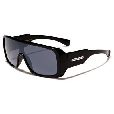 Biohazard Goggle Style Black Mens Designer Sunglasses Amplifier Shades ...