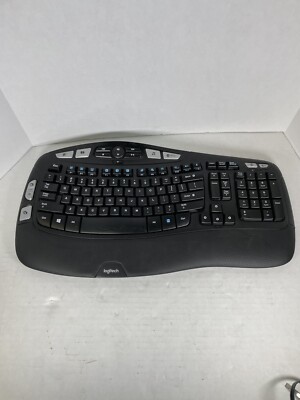 Logitech K350 Wireless & USB Qwerty (Standard) Ergonomic Keyboard ...