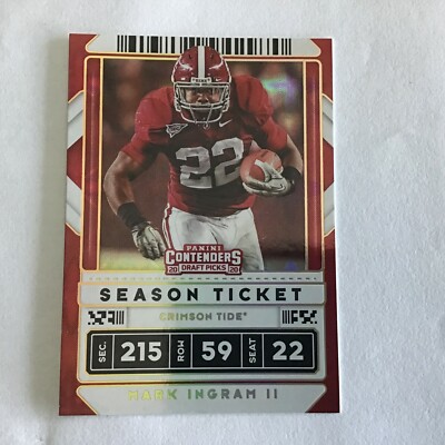 2020 Contenders Draft Picks Mark Ingram II Alabama Season Ticket ...