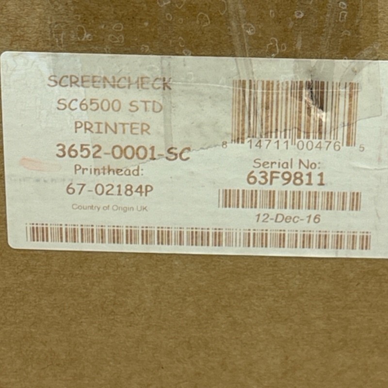 ScreenCheck SC6500 STD Card Printer (New) | eBay