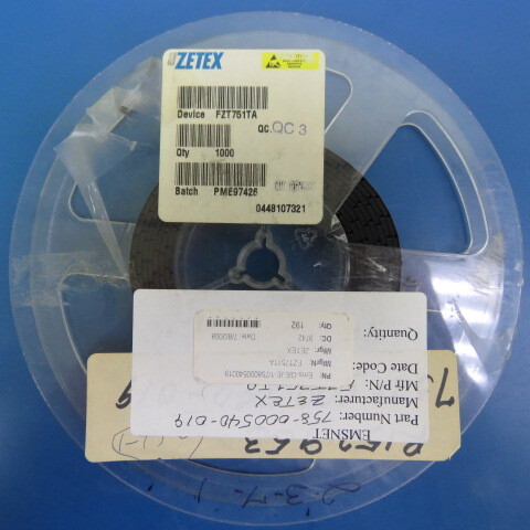 ZETEX FZT751TA Qty of 85 per Lot TRA PNP 60V 3A SOT223 SM TnR | eBay