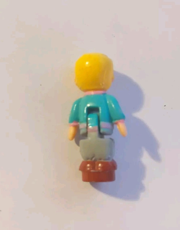 Vintage Polly Pocket Polly Polka Figure Blonde Boy Bluebird 90s | eBay