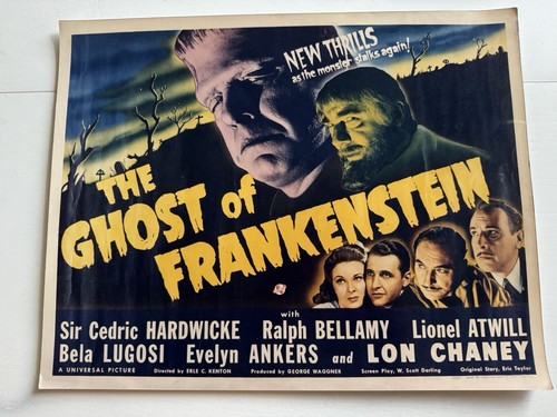 The Ghost Of Frankenstein (1942) Lobby Card High Quality Vintage ...