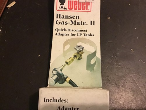 Weber Hansen Gas-Mate Quick Disconnect Adapter #9800 | eBay