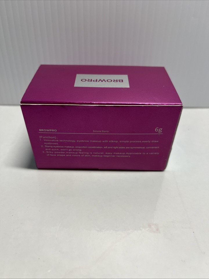 Browpro Eyebrow Simone Stamp Natural Looking Brilliant Grey Gray Exp ...