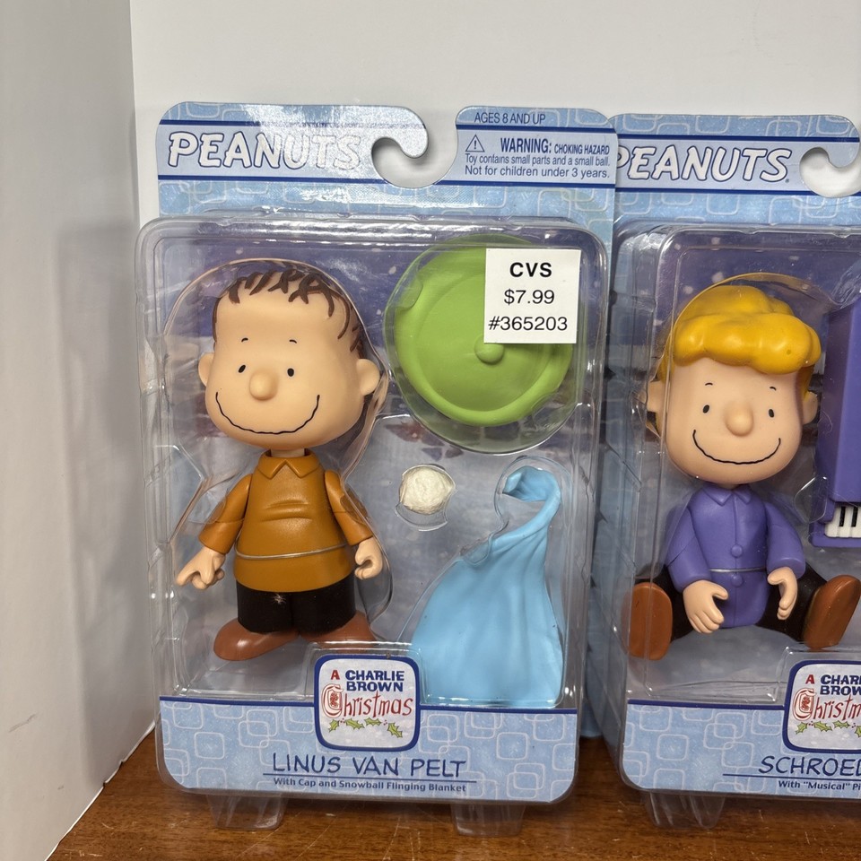 A Charlie Brown Christmas CVS Peanuts Linus Snoopy Schroeder Lot 4 ...