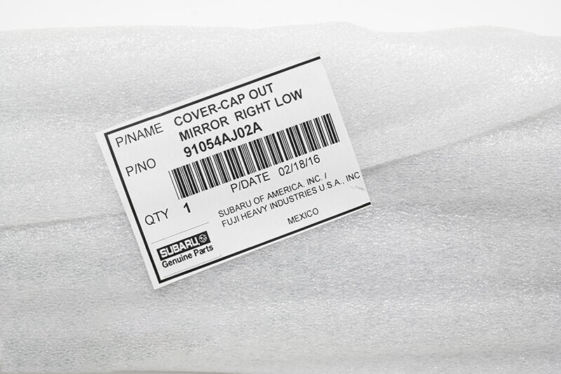 NEW 2010 Subaru RIGHT Side Lower Mirror Cover Legacy Outback OEM ...