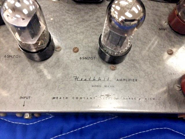 Heathkit W4-AM Tube Amplifier With Tubes, Works | eBay