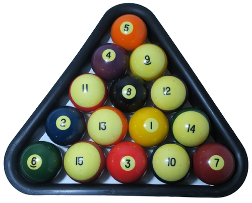 Aramith Vintage Pool Ball Set w/ Rack Brunswick Billiards 2 1/4" + Q ...