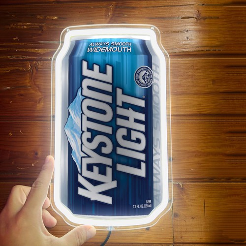Keystone Light Can Neon Sign Light Club Bar Party Store LED Wall Decor ...