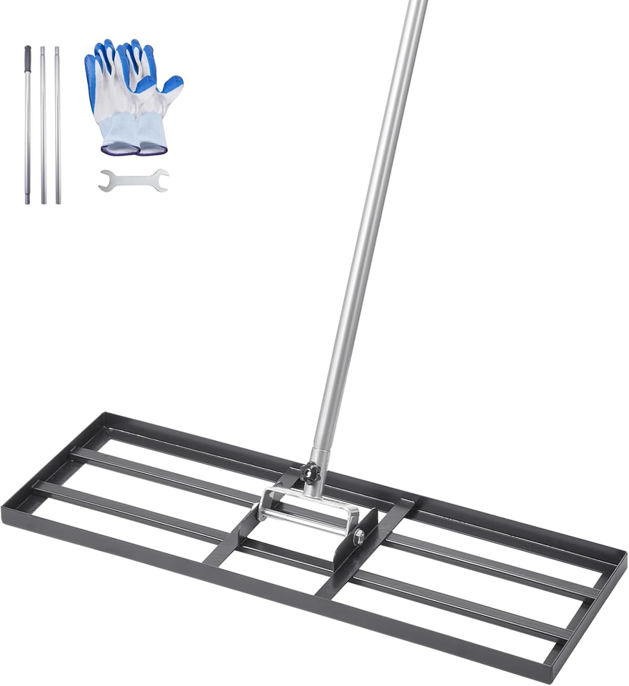 Lawn Leveling Rake, 30" X10" Level Lawn Tool, Heavy-Duty Lawn Leveler ...