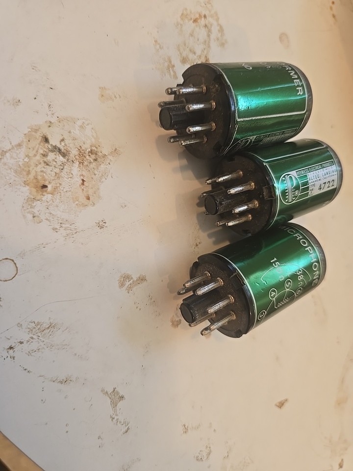 (3) Altec/Peerless 4722 Input Transformers - Tube Preamp 1567A Mic MC ...