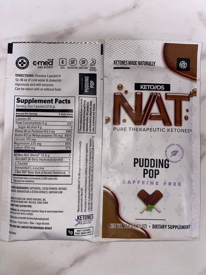 🔥Ketones Pruvit Ketone NAT Pick Your Flavor MUST BUY 5 PACKS K1 ...