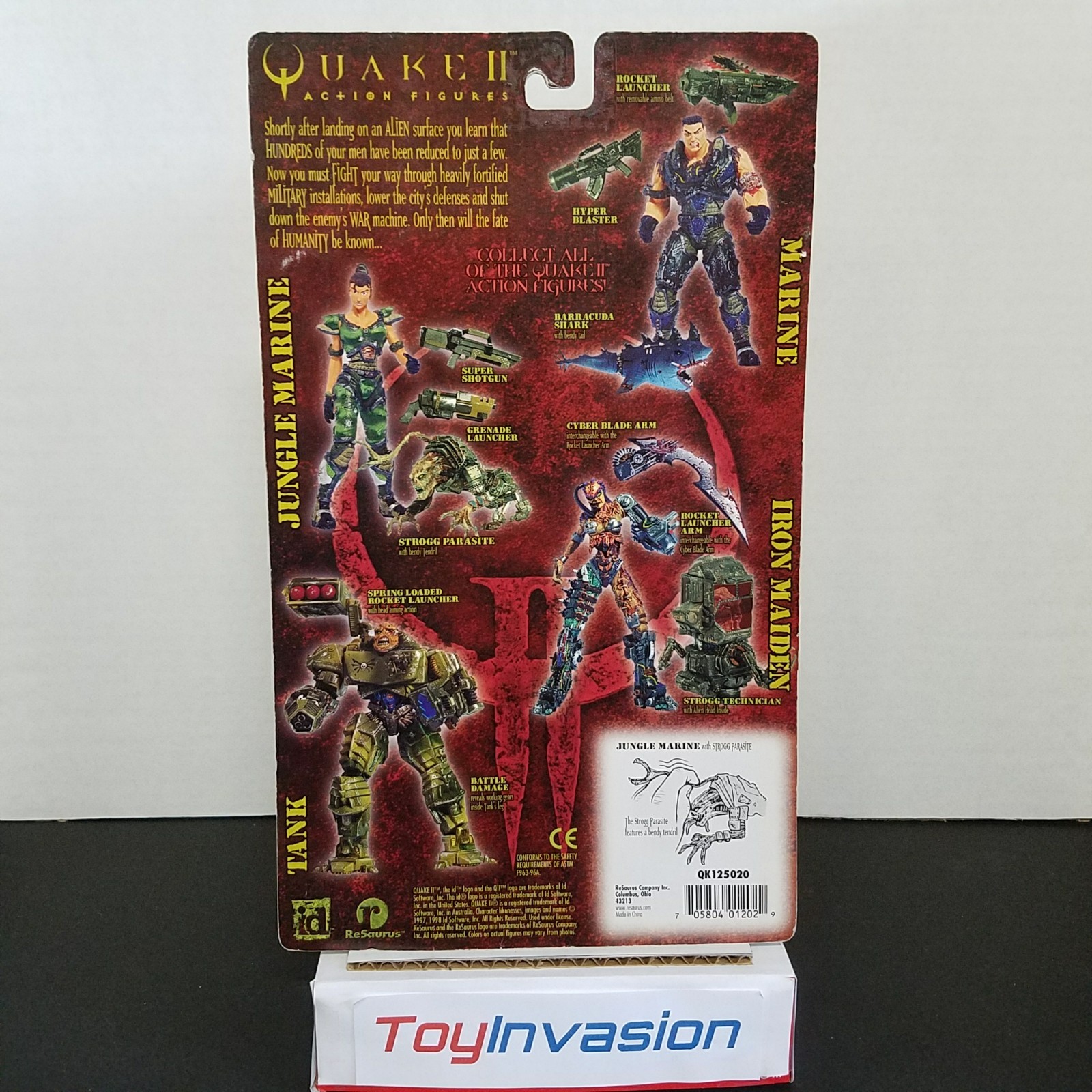 ReSaurus Quake 2 1998 Jungle Marine Athena Collectible Action Figure | eBay